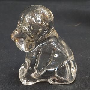 Vintage | Accents | Vintage Glass Pouting Puppy | Poshmark